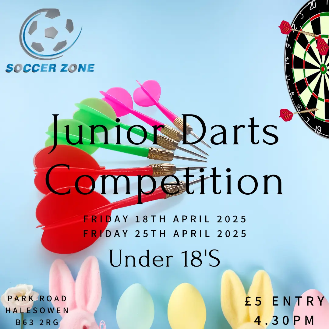 Easter Junior Darts Knockout | Soccer Zone | Pitchbooking