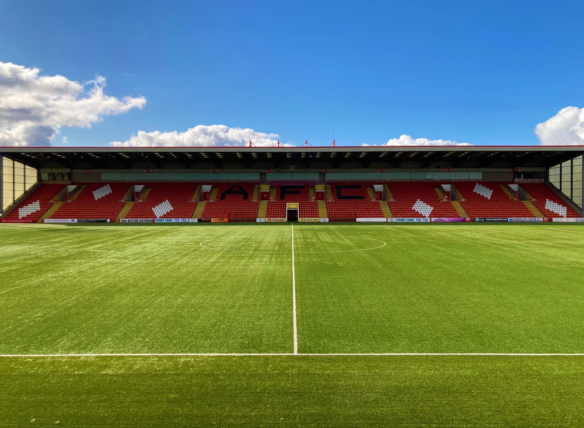Airdrieonians 11-a-side | Book Now | Pitchbooking